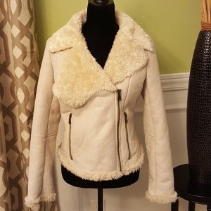 Express | Jackets & Coats | Express Faux Suede Fur Coat | Poshmark